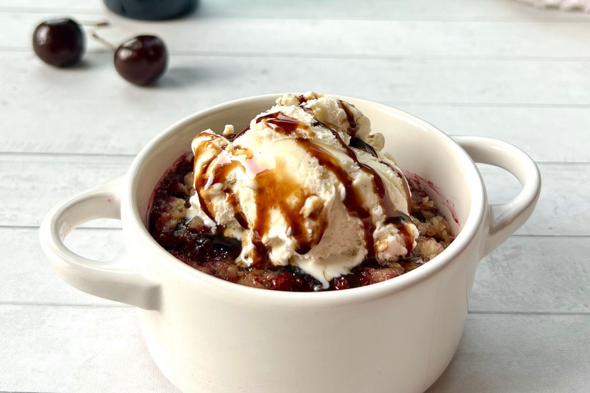 Microwave Cherry Cobbler – Kosterina