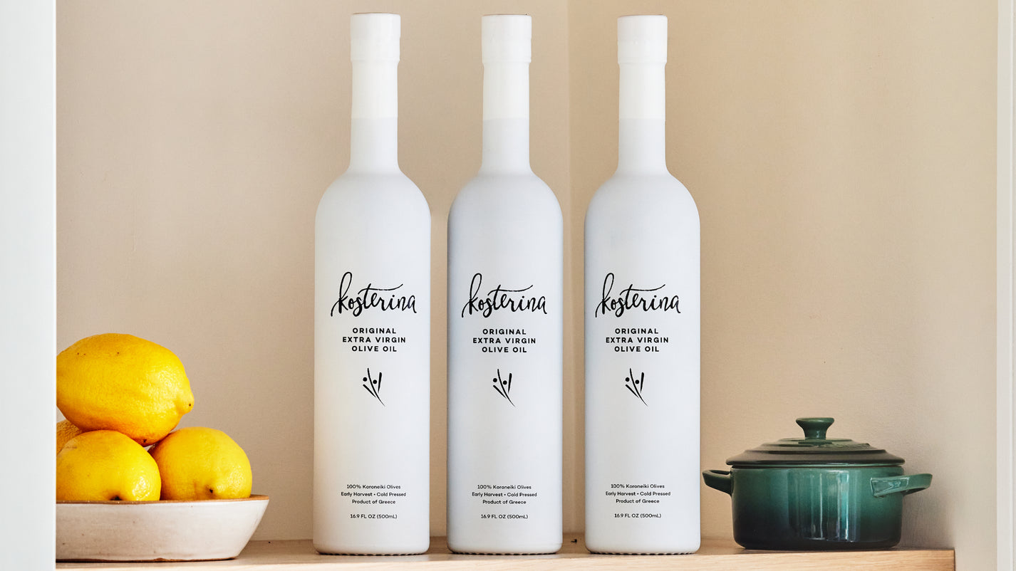 Early Harvest Extra Virgin Olive Oil | Kosterina Greek Olive Oil
