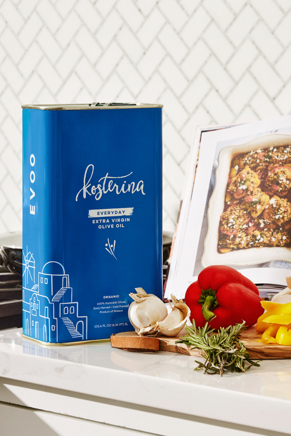 Organic Everyday Extra Virgin Olive Oil Tin (3L) – Kosterina
